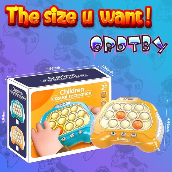 ORDTBY | Toys | Ordtby Handheld Travel Pop It Pro Games For Kids ...